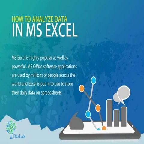 How to Simply Analyze Data in MS Excel | PPTX | Computing | Technology & Computing