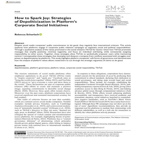 How-to-Spark-Joy-Strategies-of-Depoliticization-in-Platforms-Corporate ...