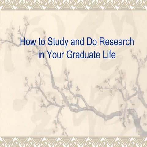 How to Study and Do Research | PDF