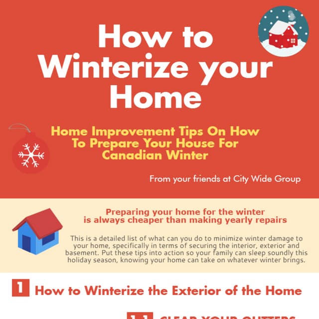 How to Winterize the House | PDF