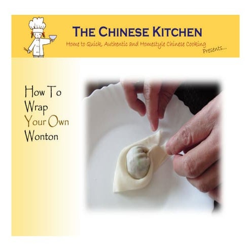 How To Wrap Your Own Wonton | PDF