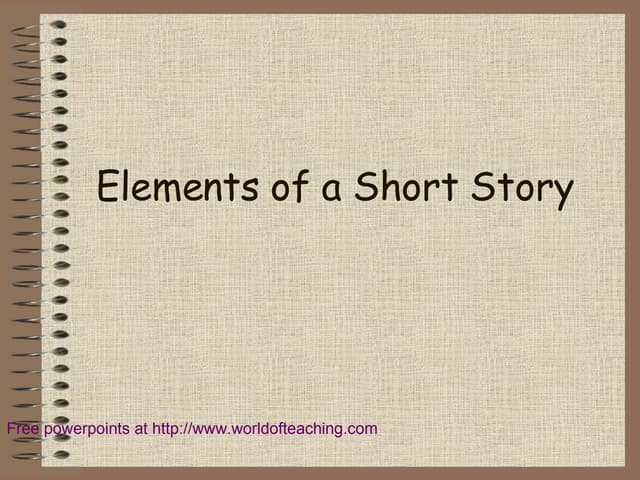 Short Story Powerpoint | PPT