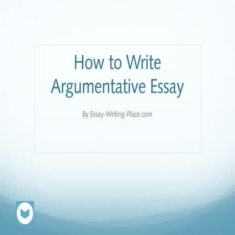 How to Write Argumentative Essay | PPS