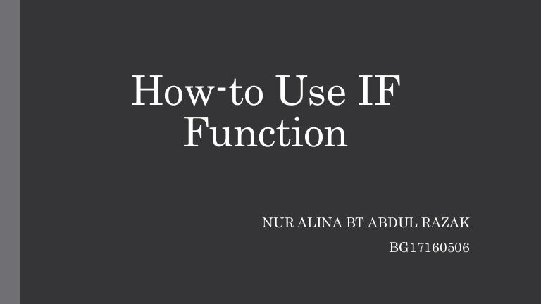 how-to-use-if-function