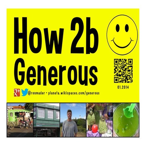 How to be generous | PPT