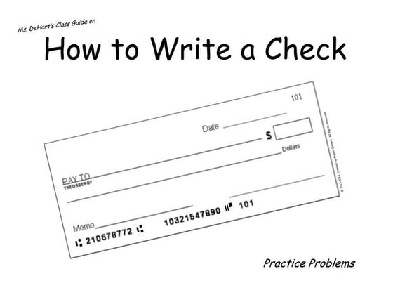 Checkbook Register | PDF