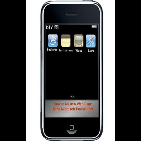How To Make A Webpage Using PowerPoint | PPT | Web Design and HTML ...