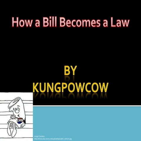 How a bill becomes a law | DOCX