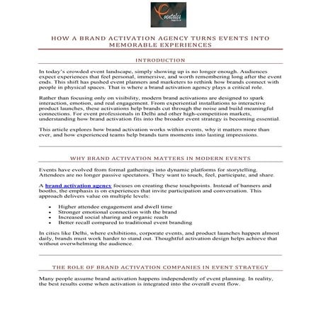 How a Brand Activation Agency Turns Events Into Memorable Experiences.pdf