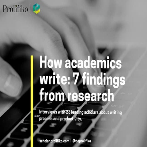 How academics write 7 findings from research | PPT