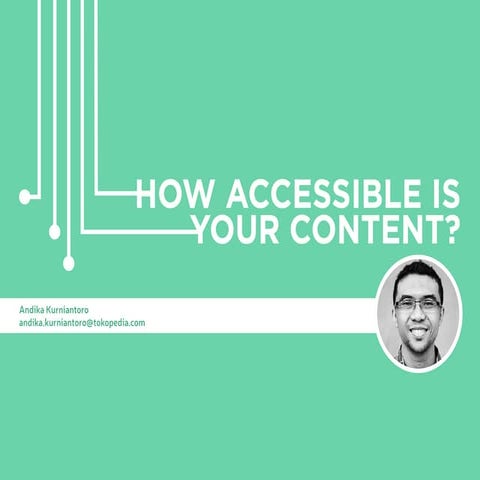 How Accessible is Your Content? | PPT