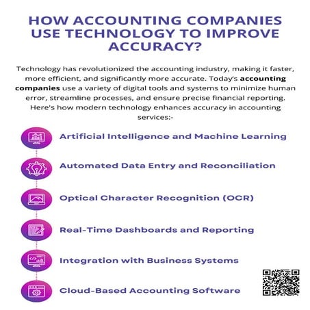 How Accounting Companies Use Technology To Improve Accuracy? | PDF