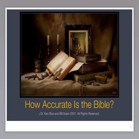 How Accurate is the Bible? | PPT