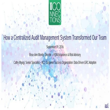 How a centralized audit management system transformed our team | PDF