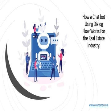 How a chat bot using dialog flow works | PPT