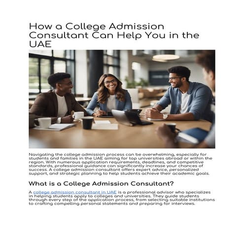 How a College Admission Consultant Can Help You in the UAE.docx