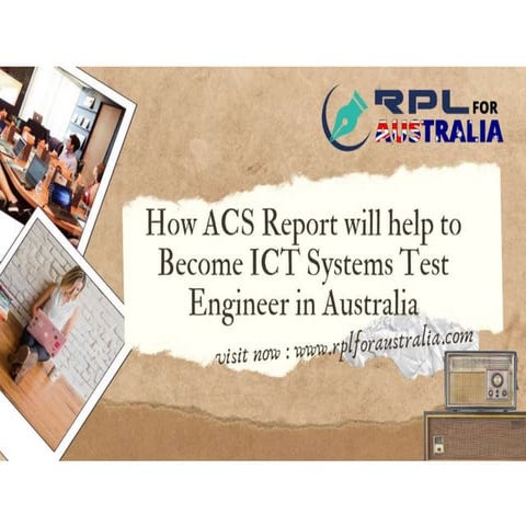 How ACS Report will help to Become ICT Systems Test Engineer in ...
