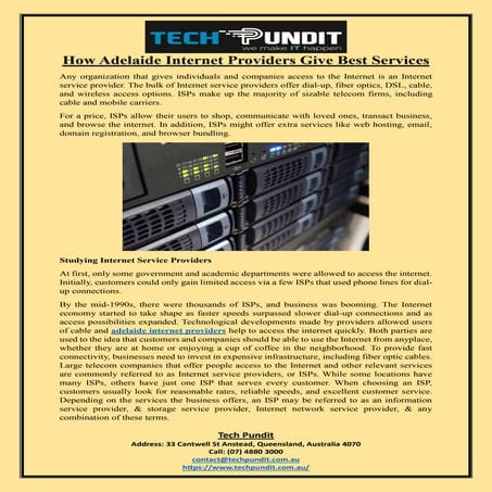 How Adelaide Internet Providers Give Best Services.pdf
