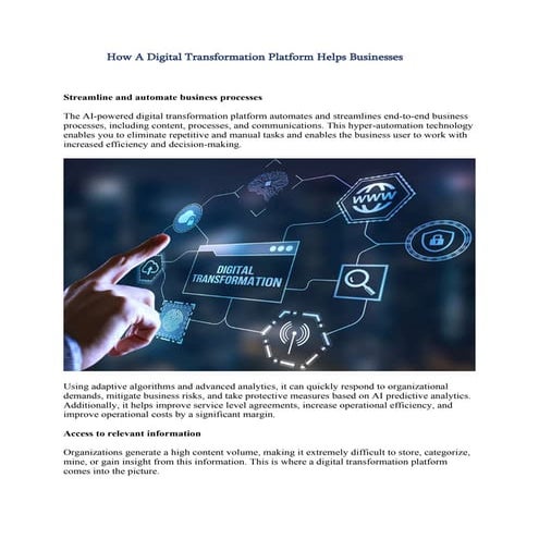How A Digital Transformation Platform Helps Businesses.pdf