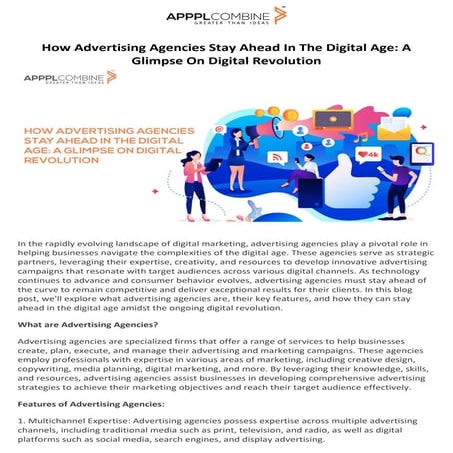 How Advertising Agencies Stay Ahead In The Digital Age A Glimpse On Digital Revolution.pdf