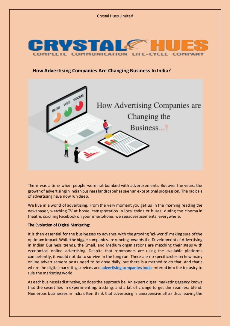 How Advertising Companies Are Changing Business In India how-advertising-companies-are-changing-business-in-india