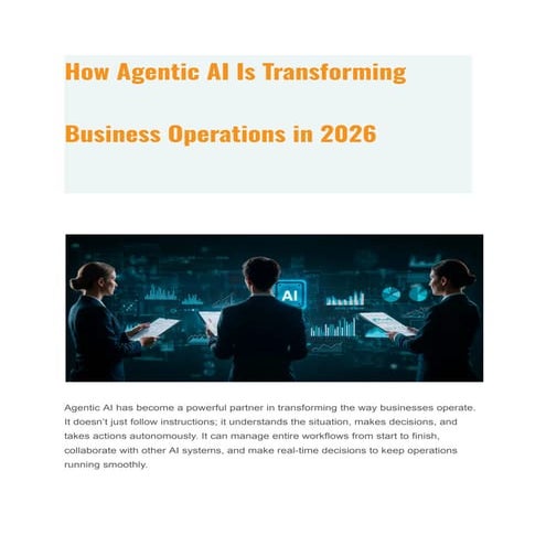 Agentic AI: The 2025 Next-Gen Automation Guide | PPTX