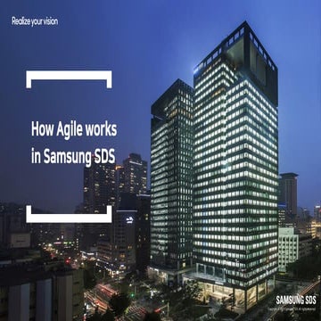 How Agile works in samsung SDS | PDF