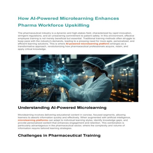 How AI-Powered Microlearning Enhances Pharma Workforce Upskilling.pdf