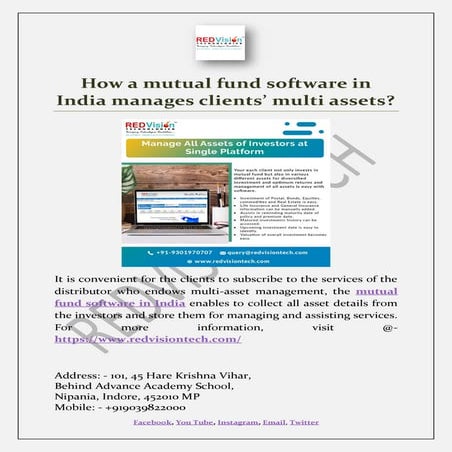How a mutual fund software in India manages clients’ multi assets.pdf