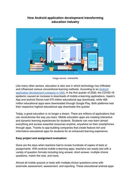 Artificial intelligence is transforming education | PDF