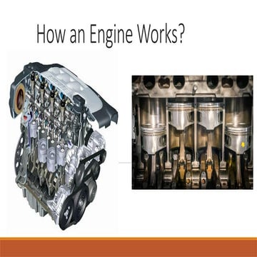 How an Engine Works, types of engines and its component | PPTX