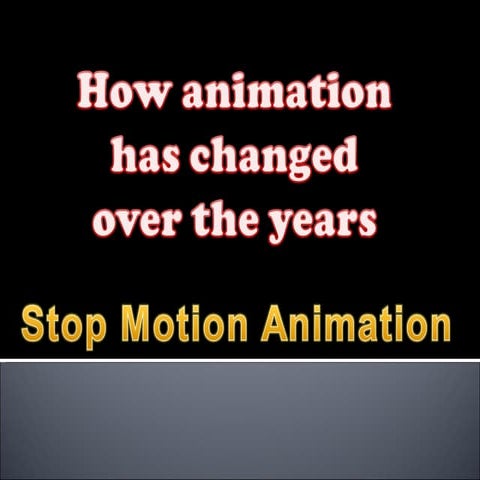 Timeline of Animation | PPT