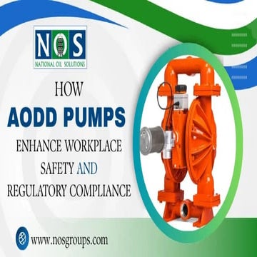 Understanding the Mechanics of AODD Pumps | PPTX
