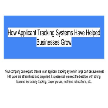 How Applicant Tracking Systems Have Helped Businesses Grow.pdf