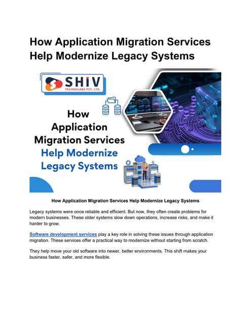 Legacy system migration | PDF