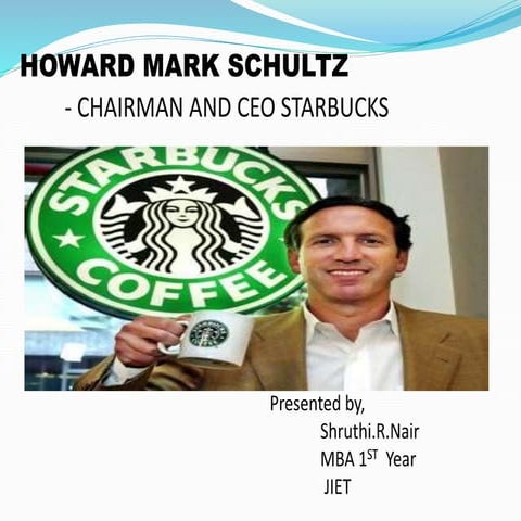 Howard Schultz | PPT