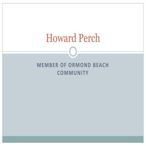 Lean Principles in Healthcare: Howard Perch | PDF