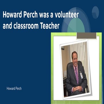 Lean Principles in Healthcare: Howard Perch | PDF