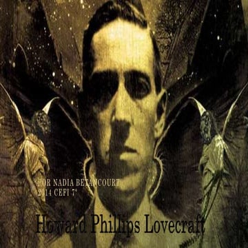 Howard phillips lovecraft | PPTX