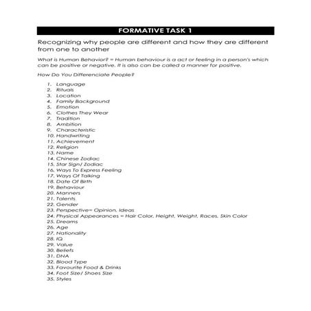 Howard's 6 c comparing people based on age | PDF | Free Download