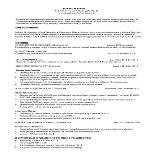 Howard sorett resum epdf | PDF