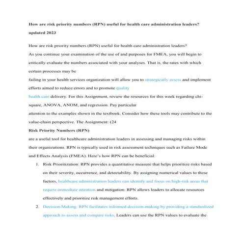 How are risk priority numbers doc 20.docx