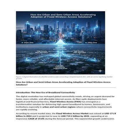 How Are Urban and Semi-Urban Areas Accelerating Adoption of Fixed ...