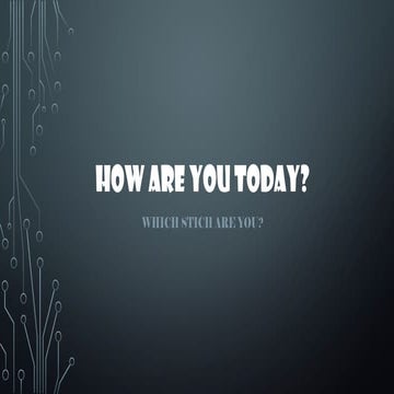 How are you today - Emotions - Days of the week | PPTX