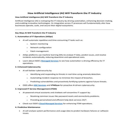 How Artificial Intelligence (AI) Will Transform the IT Industry.pdf