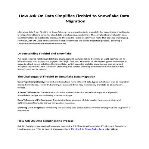 How Ask On Data Simplifies Firebird to Snowflake Data Migration.pptx