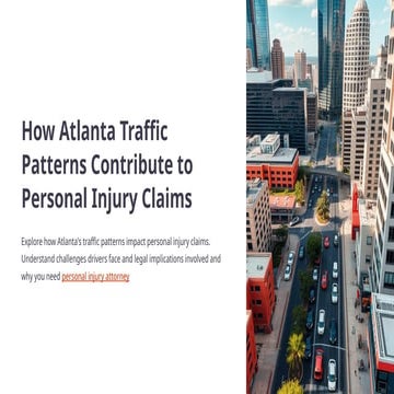 How Atlanta Traffic Patterns Contribute to Personal Injury Claims.pptx
