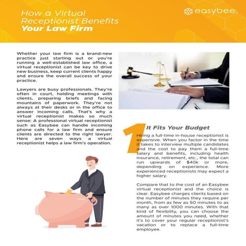 How a virtual receptionist benefits your law firm | PDF