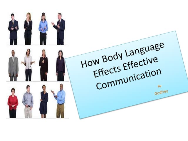 Body language in communication | PPTX