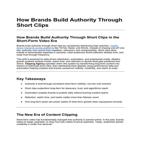 How Brands Build Authority Through Short Clips.docx